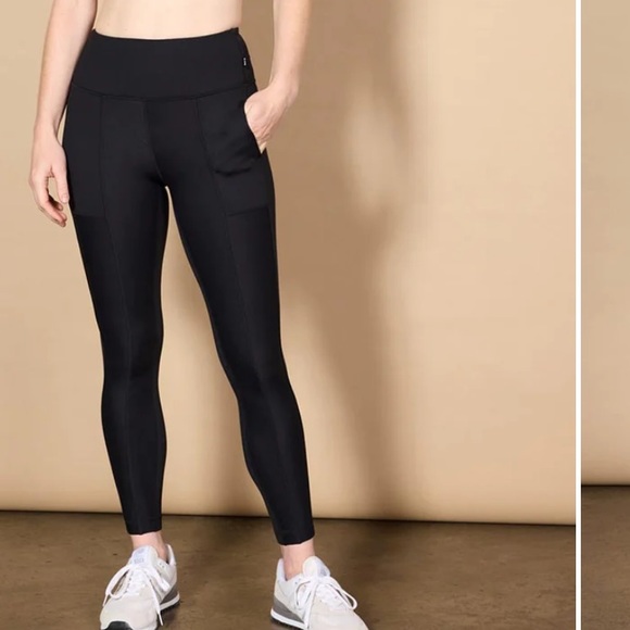 Pants & Jumpsuits | Mpg Effuse Highwaisted Mixed Panel Legging 26 | Poshmark